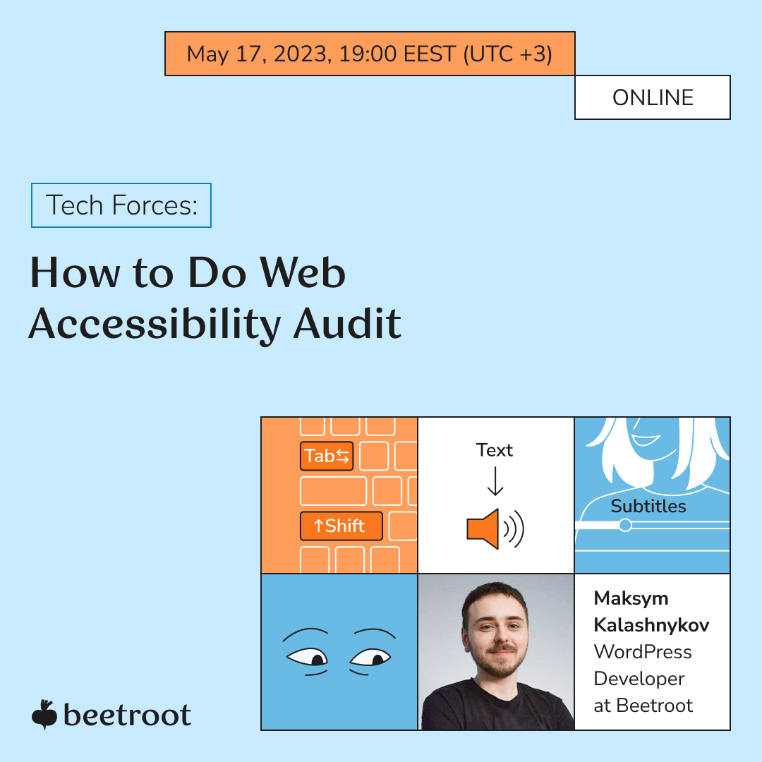 Beetroot Tech Forces: How to Do Web Accessibility Audit | Beetroot